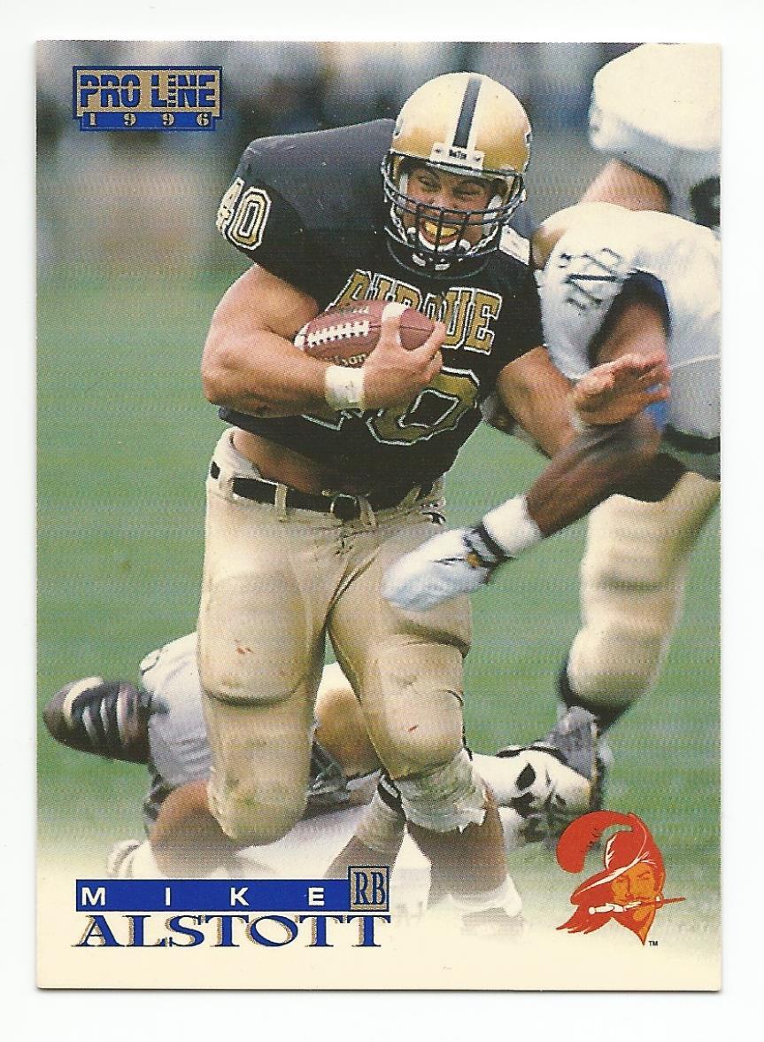 MIKE ALSTOTT 1996 Pro Line ROOKIE card #323 Purdue Boilermakers ...