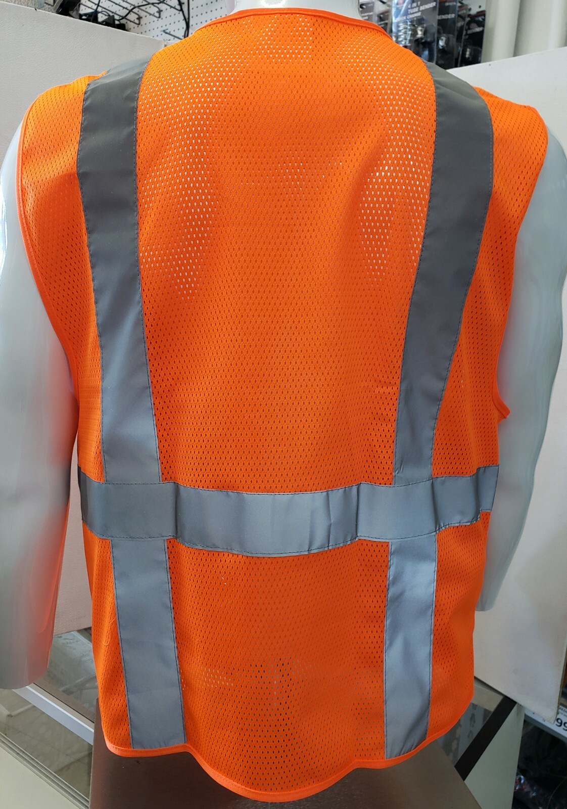 High Visibility Reflective Neon Orange Safety Vest (Small-4XL) | eBay