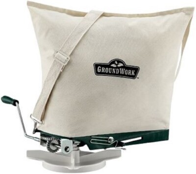 GroundWork 2811S817S Broadcast Spreader 15lb Capacity For Seed ...