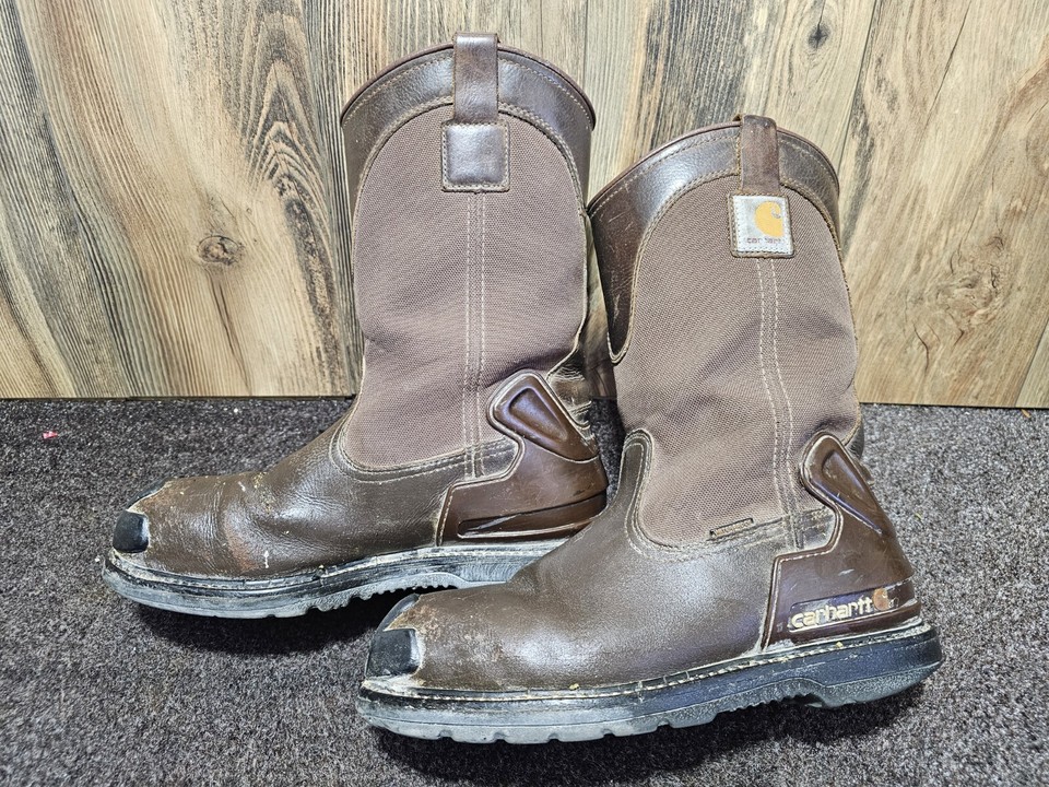 Carhartt Boots Men's Steel Toe CMP1270 Waterproof EH Wellington Boots ...
