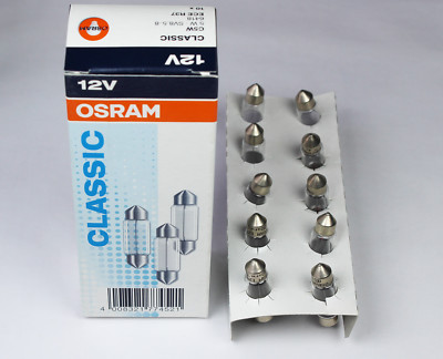 10PCS osram 6418 12V5W C5W SV8,5-8 36MM car light Soffitte Tubular Lamp ...