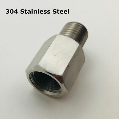 Adapter Fitting Metric M10 M10X1 M10X1.0 Male to UNF 7/16-20 ORB 1/4 ...