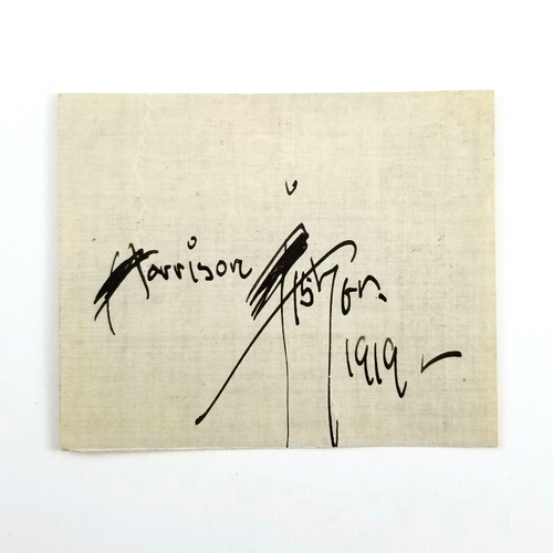 American Artist Illustrator Harrison Fisher Autograph Signature 1919 | eBay