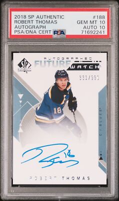 2018-19 SP Authentic Future Watch Autograph Auto Rookie RC Robert ...