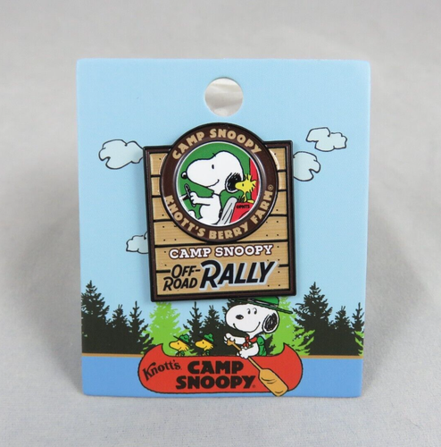 Knott's Berry Farm / Peanuts Pin - Camp Snoopy - Off Road Rally ...