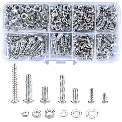 Machine Screws Assortment Kit: 230PCS, Phillips Pan Head Bolts, Nuts ...