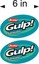 GULP Fishing Logo / PAIR / 6" Vinyl Boat Vehicle Graphic Decal Window ...