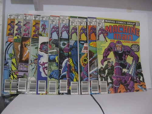 Machine Man Marvel Comics Lot Issues 1, 2, 3, 4, 5, 6, 10, 11, 12, 13, 14 | eBay