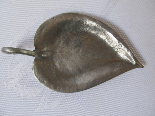 Zinn Wunderschönes Blatt Edel Design Pewter Werkstätte Chlada ...