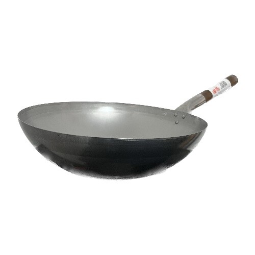 Wok, Carbon Steel, Round Base,10", 12", 13", 14",Stir Fry,Oriental ...