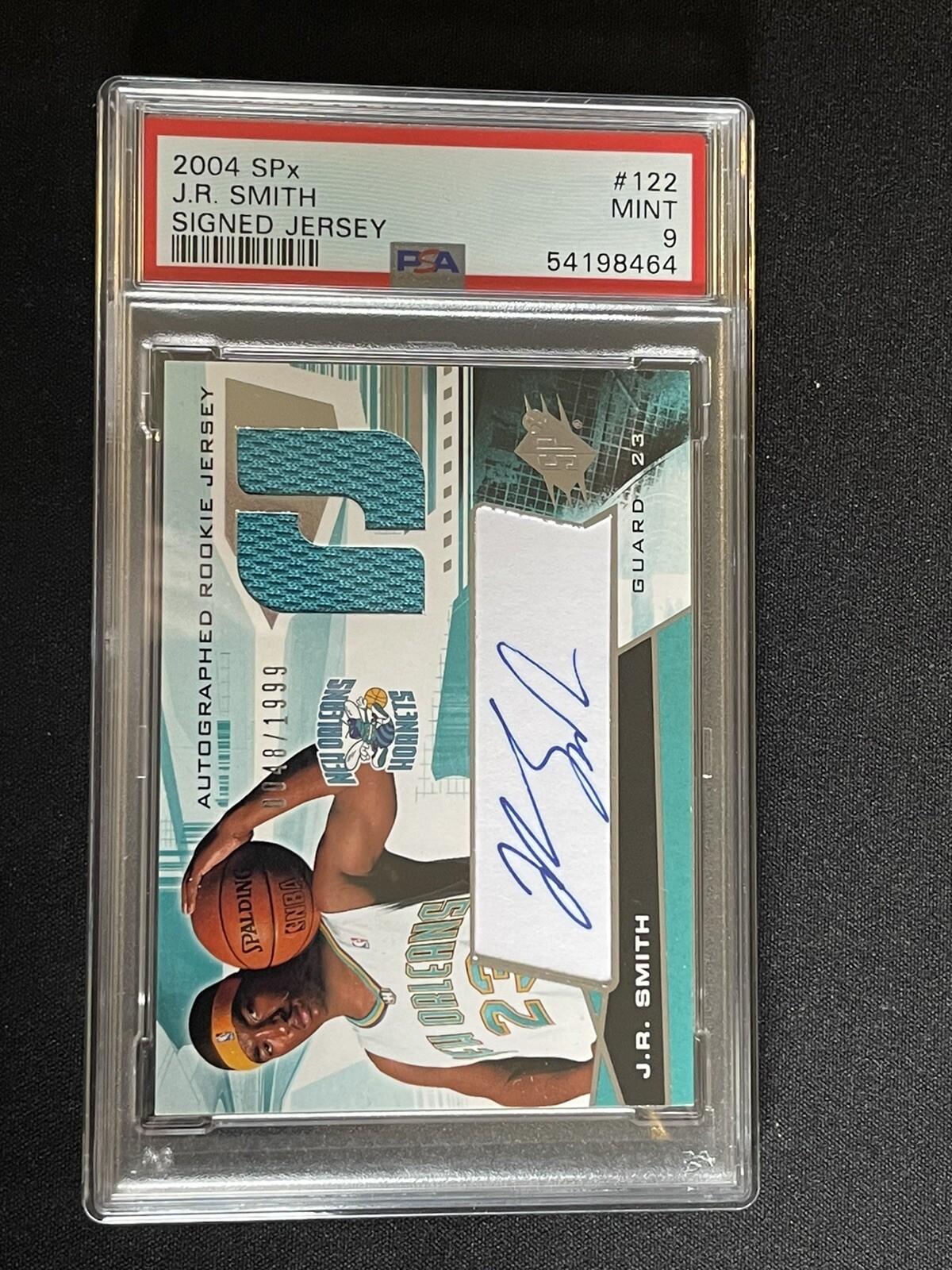 2004-05 SPx - Autographed Rookie Jersey J.R. Smith #122 /1999 (AU, MEM ...