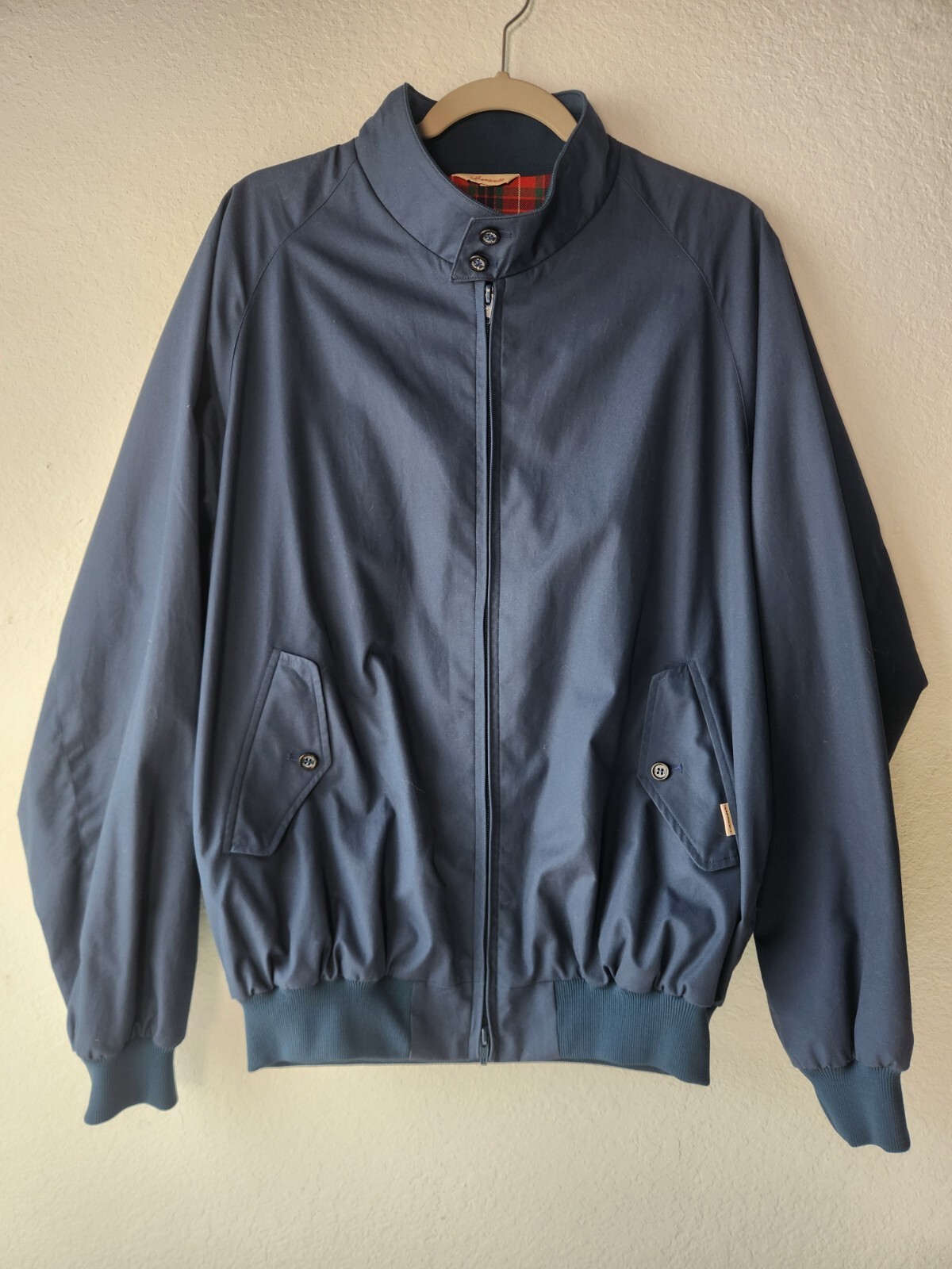 Baracuta G9 Harrington Jacket Navy Size 44 - Gem
