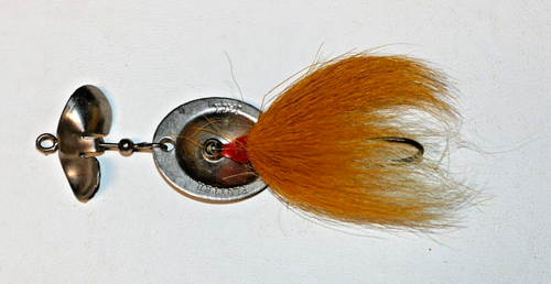 Vintage Al Foss Flutter Jack with Yellow/White Bucktail | eBay