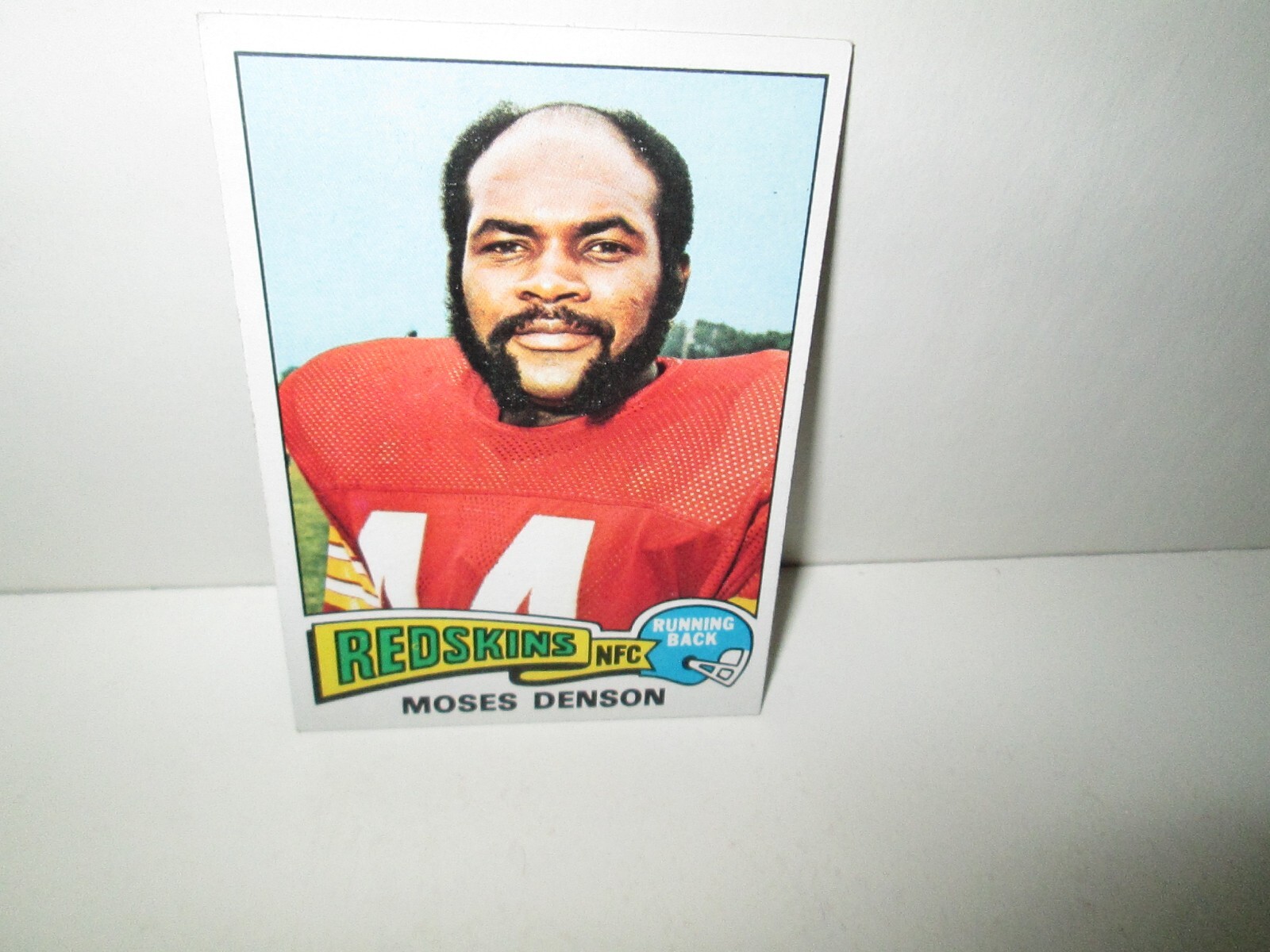 MOSES DENSON 1975 football card Topps #392 rookie Rc WASHINGTON ...