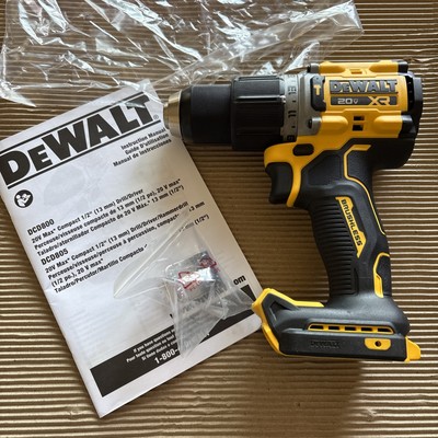 New DEWALT DCD805B 20V 20 Volt MAX XR Brushless 1/2" Hammer Drill ...