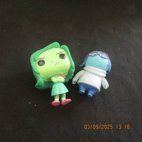 Pop Funko Disney Pixar Upside Out Disgust 2015 & Tommy Sadness Mini ...