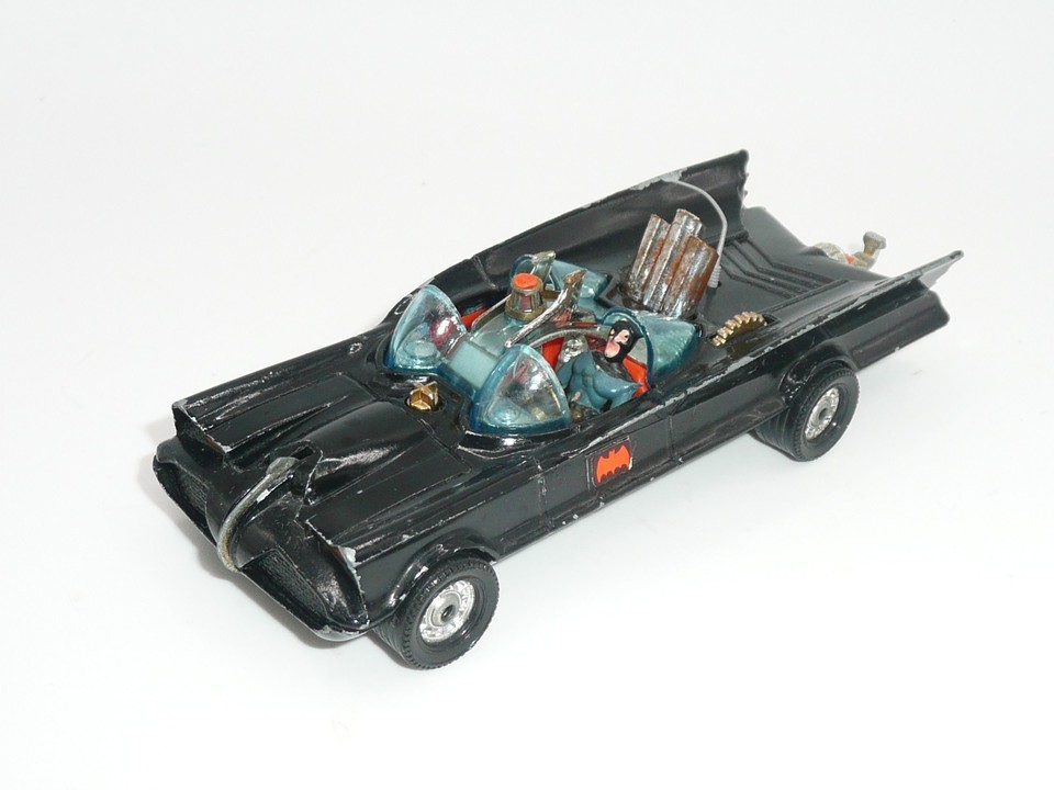 Corgi 267 1970 Batman Batmobile w/figures "Rare wide wheels" | eBay UK