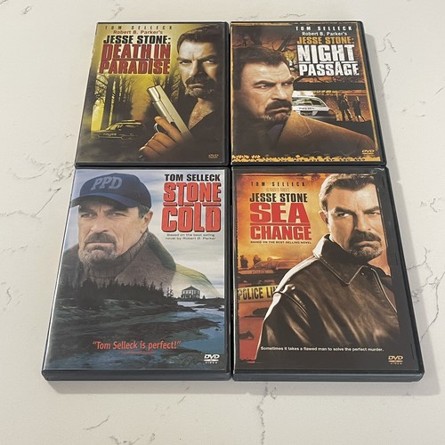 Lot of 4 Tom Selleck DVD's of Jesse Stone Films | eBay