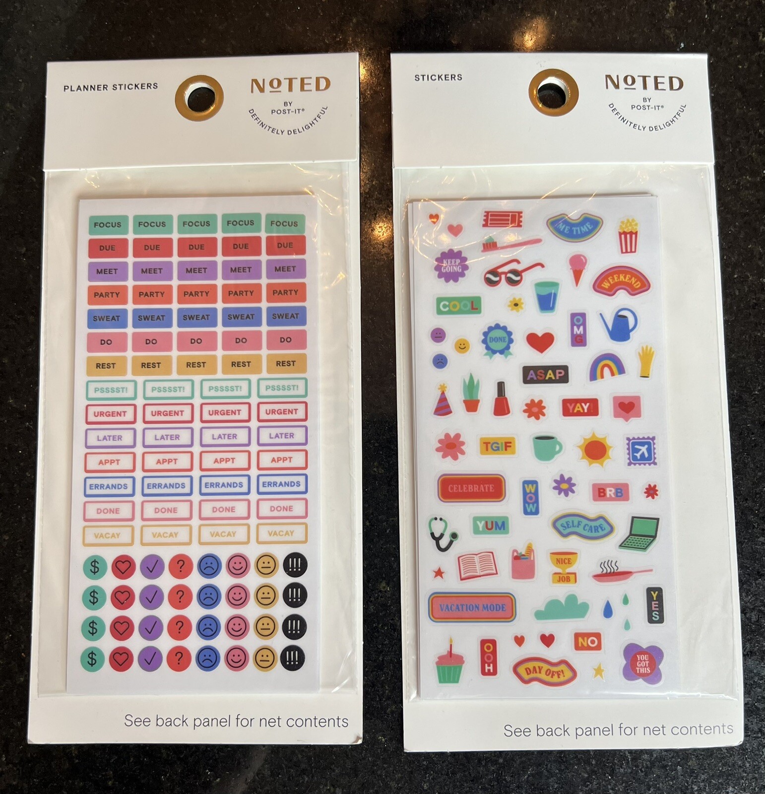 Lot Of 2 Noted By Post-It Planner Stickers & Stickers | eBay