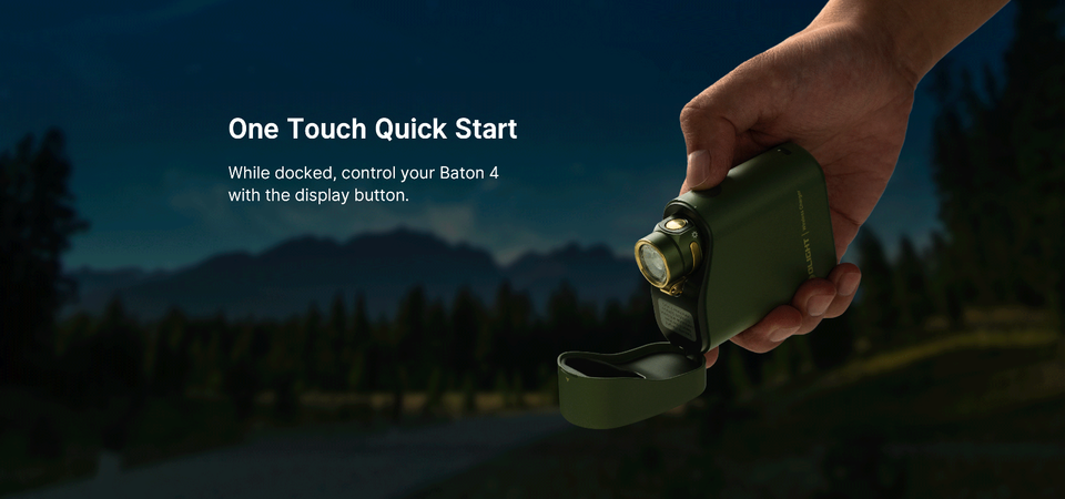 Olight Baton 4 Kit Premium Edition Rechargeable Flashlight with ...