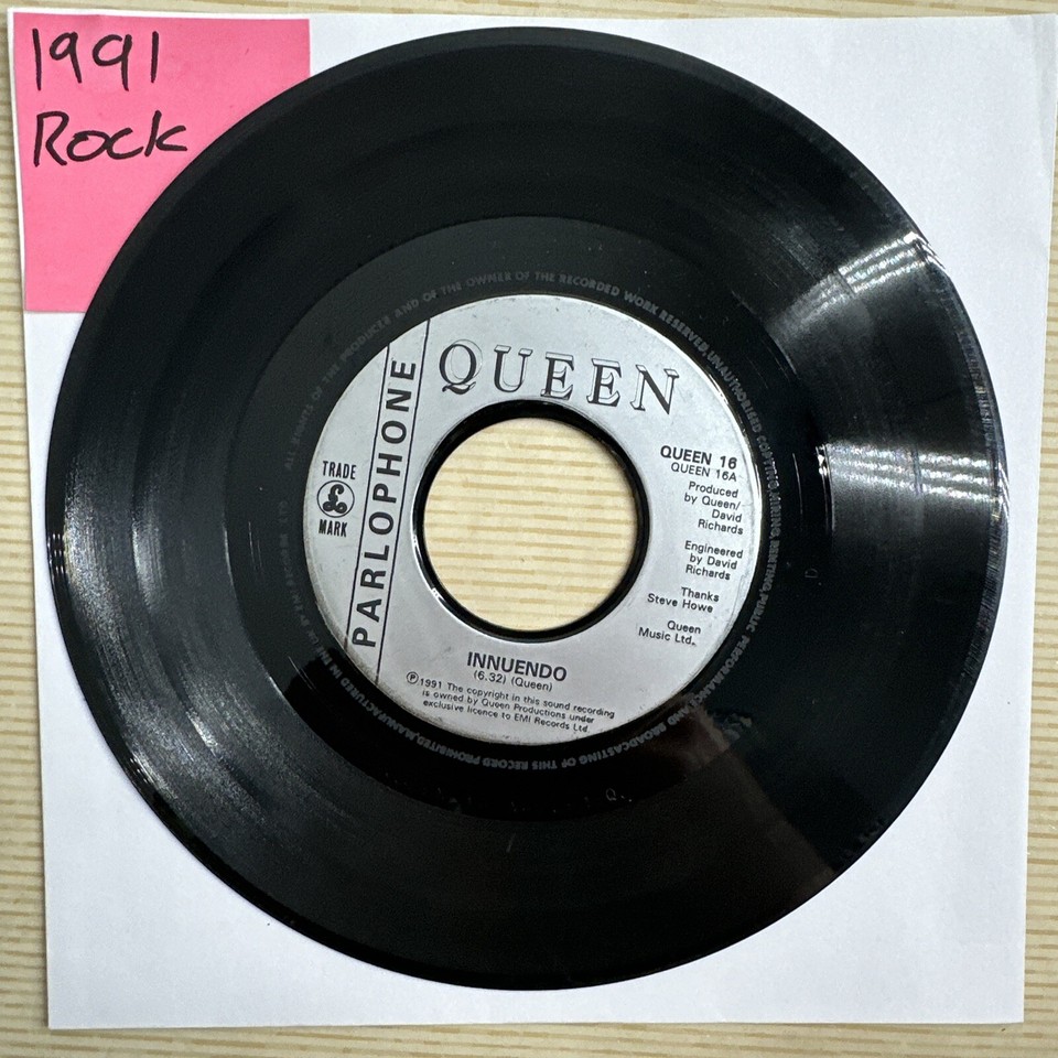 Queen - Innuendo 7" Vinyl Record Single VG+ | eBay