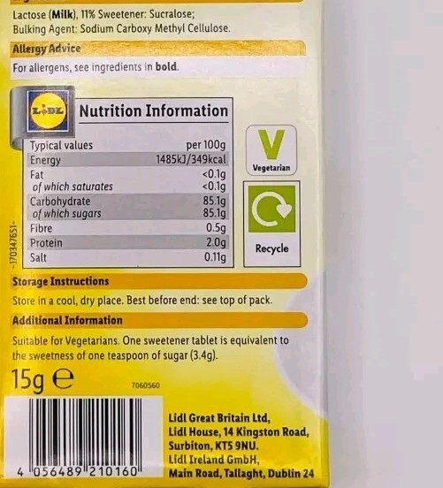 Cologran Sweetener Sucralose 300 Tablets Sweetens Your Hot Drinks ...