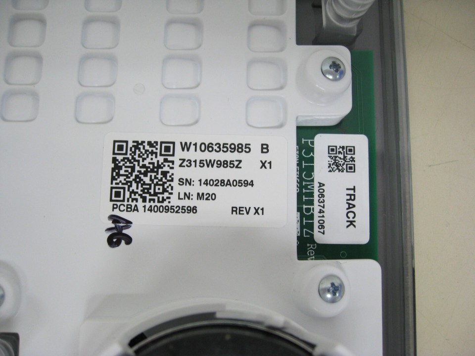 Maytag Washer User Interface Display Board W10635985 | eBay