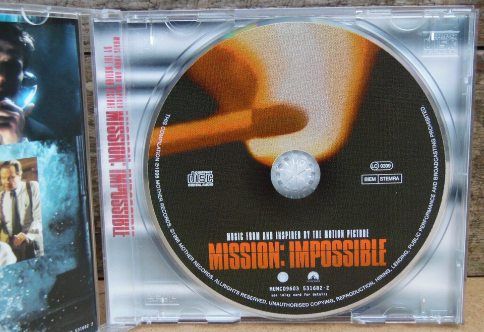 Mission: Impossible Original Motion Picture Soundtrack CD 731453168220 ...