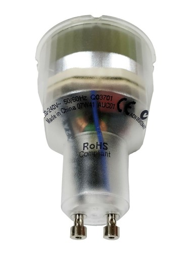 Megaman Fluorescent Compact Reflector 9W Warm White GU10 Light Bulb ...