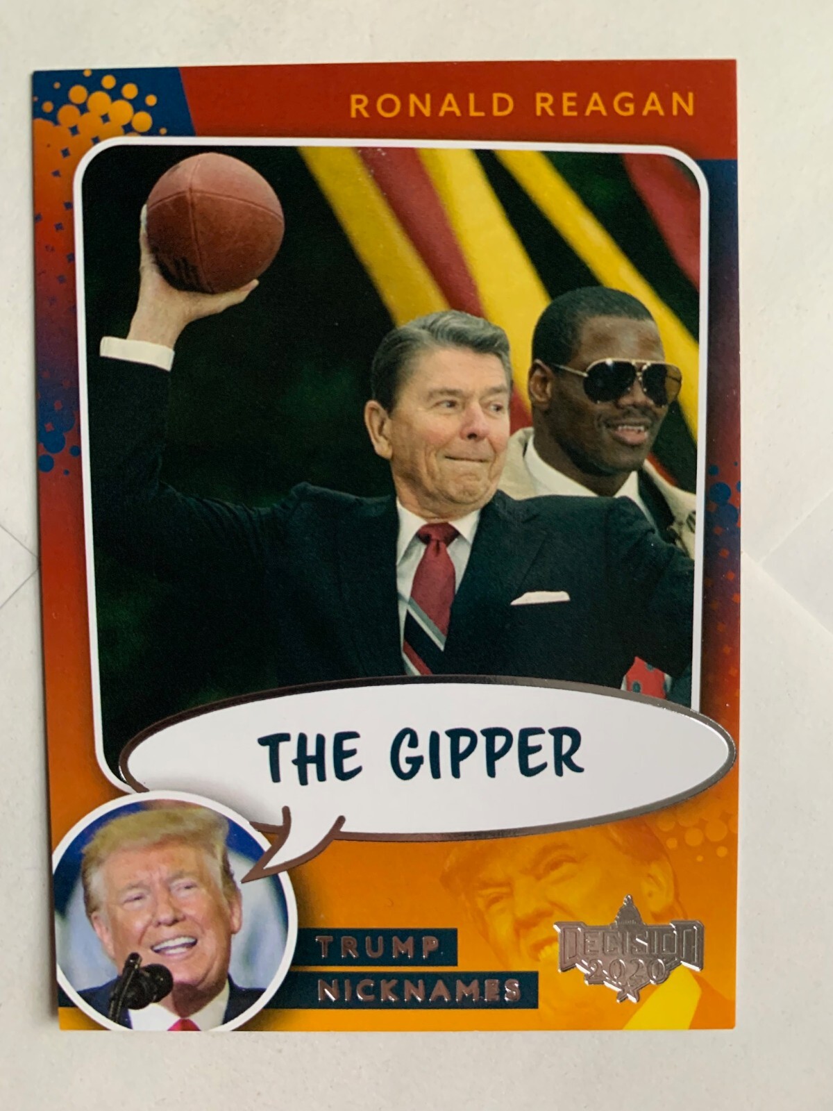 2022 DECISION DONALD TRUMP NICKAMES RONALD REAGAN "THE GIPPER" INSERT ...