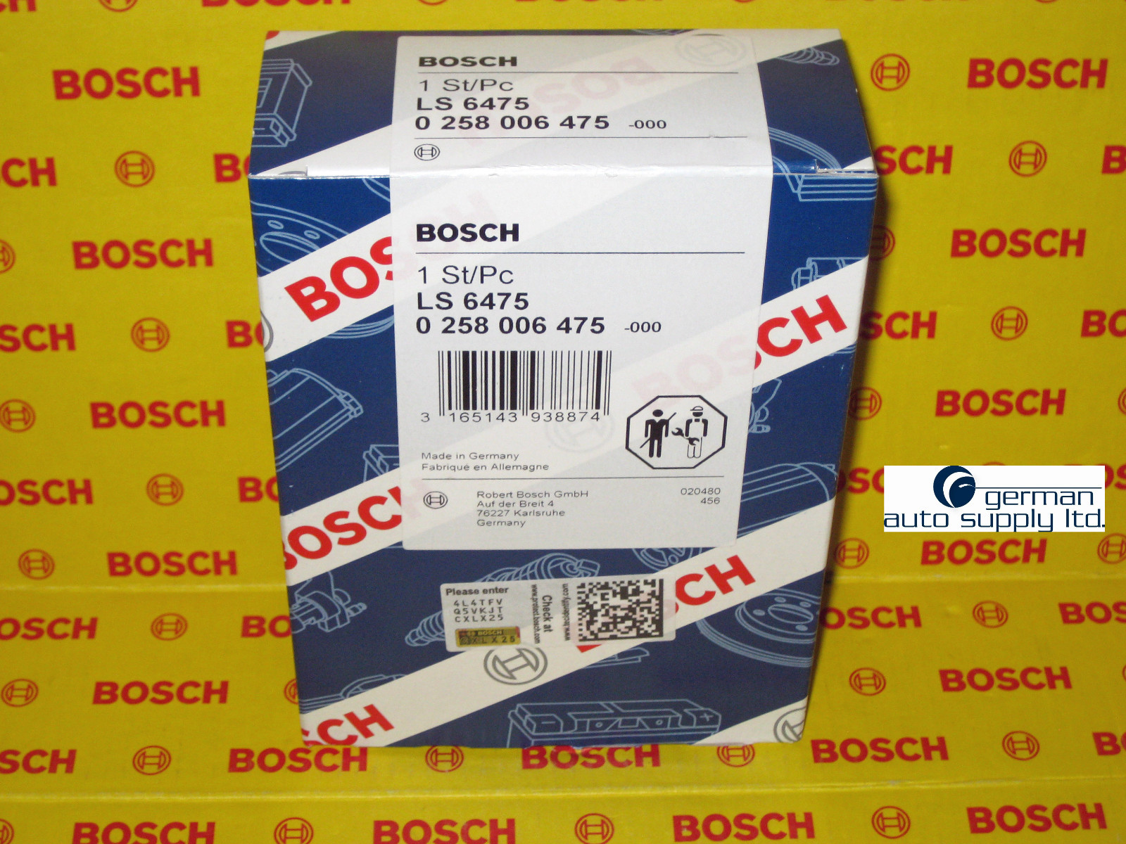 Mercedes-Benz Oxygen Sensor - BOSCH - 0258006475, 16475 - NEW OEM MB O2 ...