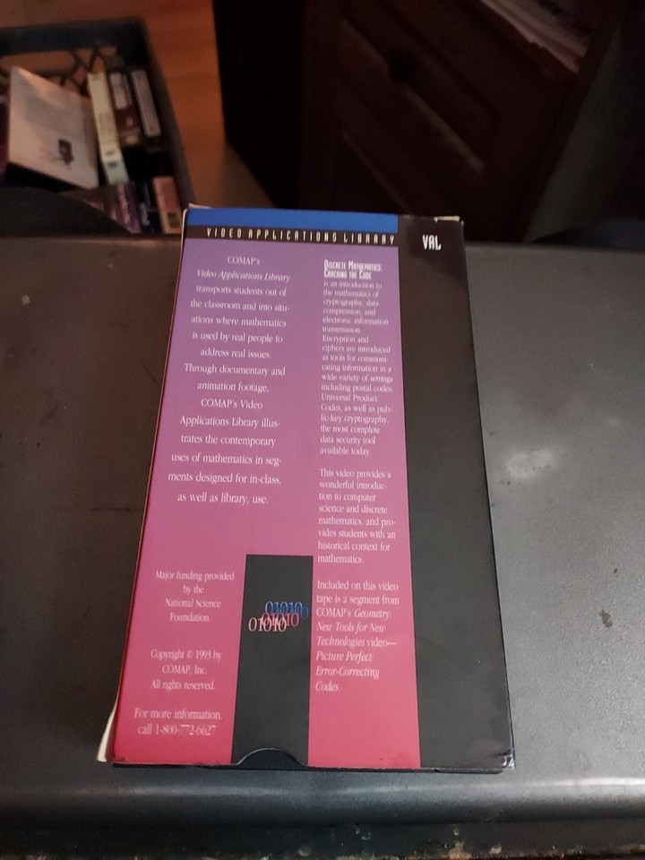 CRACKING THE CODE VHS VIDEO DISCRETE MATHEMATICS | eBay