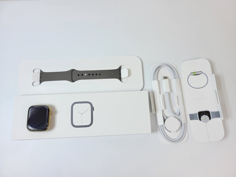 Apple Watch Series 9 GPS + Cellular 45mm Stainless Steel - Excellent | eBay