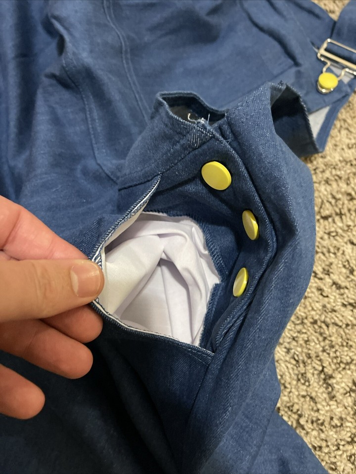 NEW ABDL Shortalls Size Large Snap Crotch | eBay