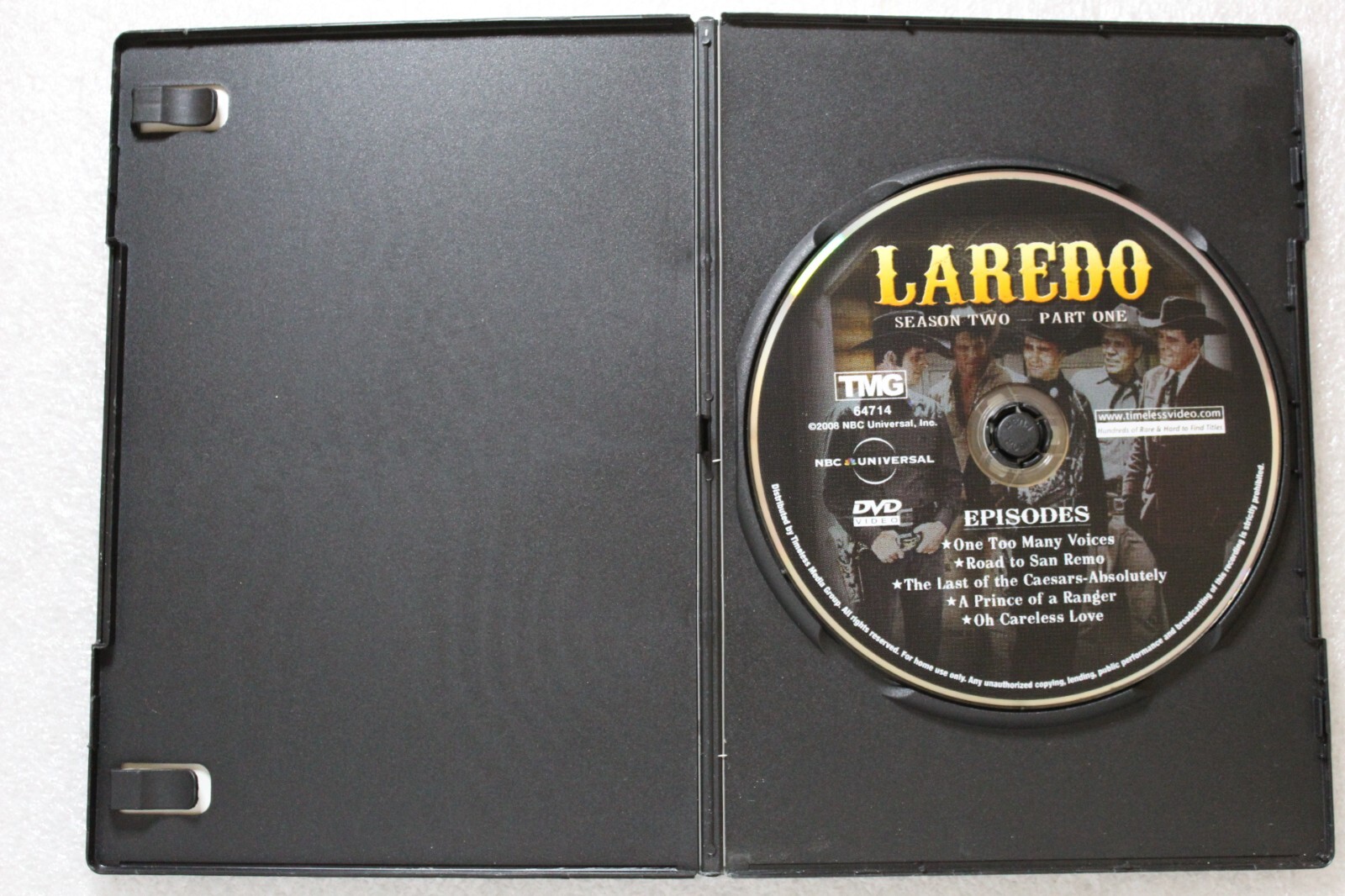 Laredo Season 2 Part 1 5 Episodes DVD (Single Disc Not Complete) | eBay