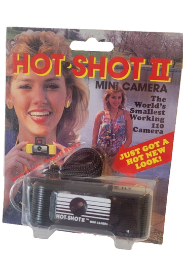 Vintage Red Hot Shot II Mini 110 Camera By Hyman New Old Stock 3in ...