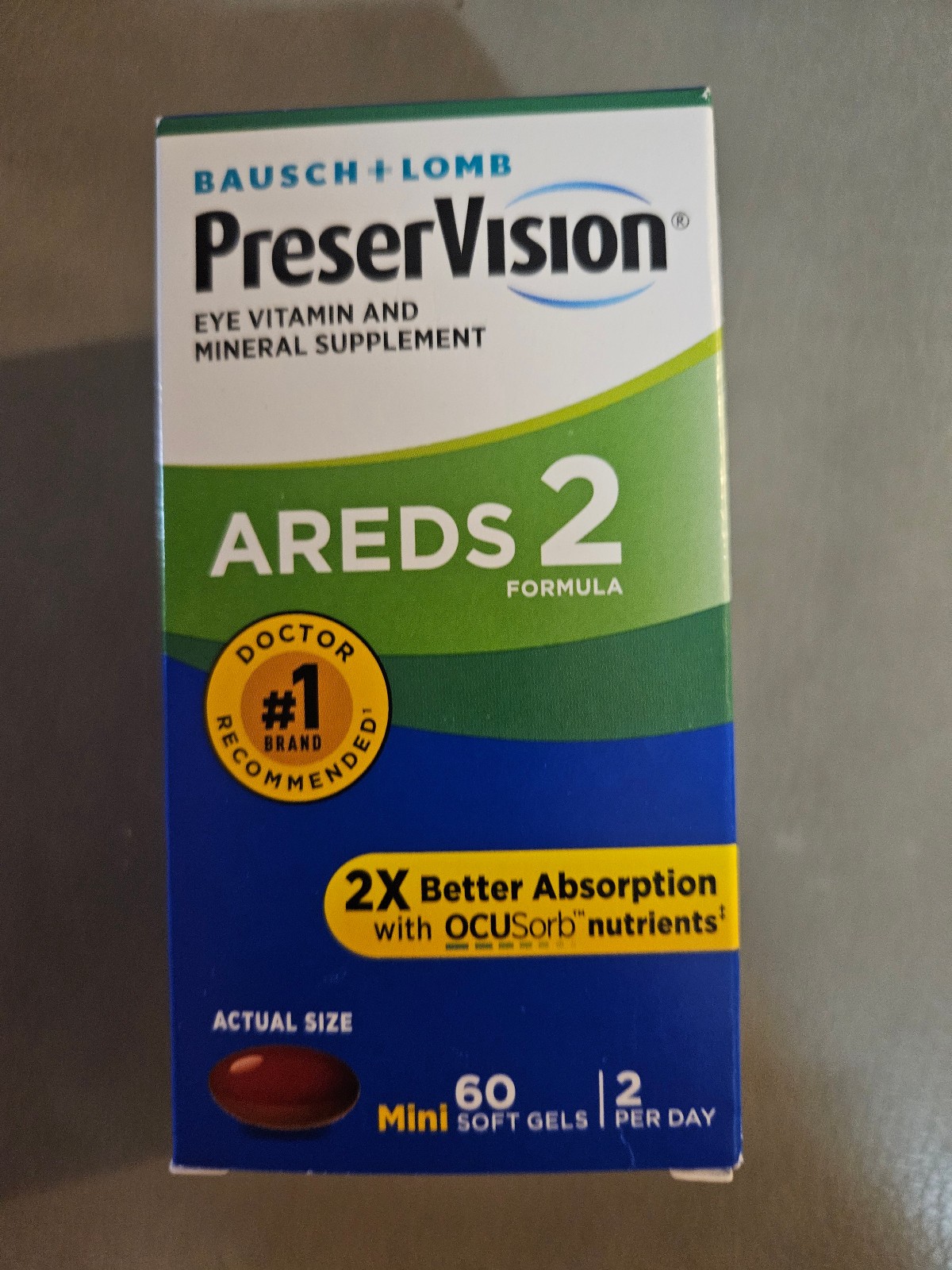 PreserVision AREDS 2 Formula Supplement -- 60 Mini Softgels | eBay