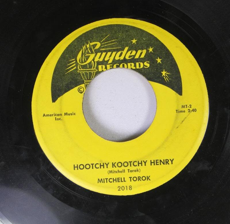 Rock 45 Mitchell Torok - Caribbean / Hootchy Kootchy Henry On Guyden ...