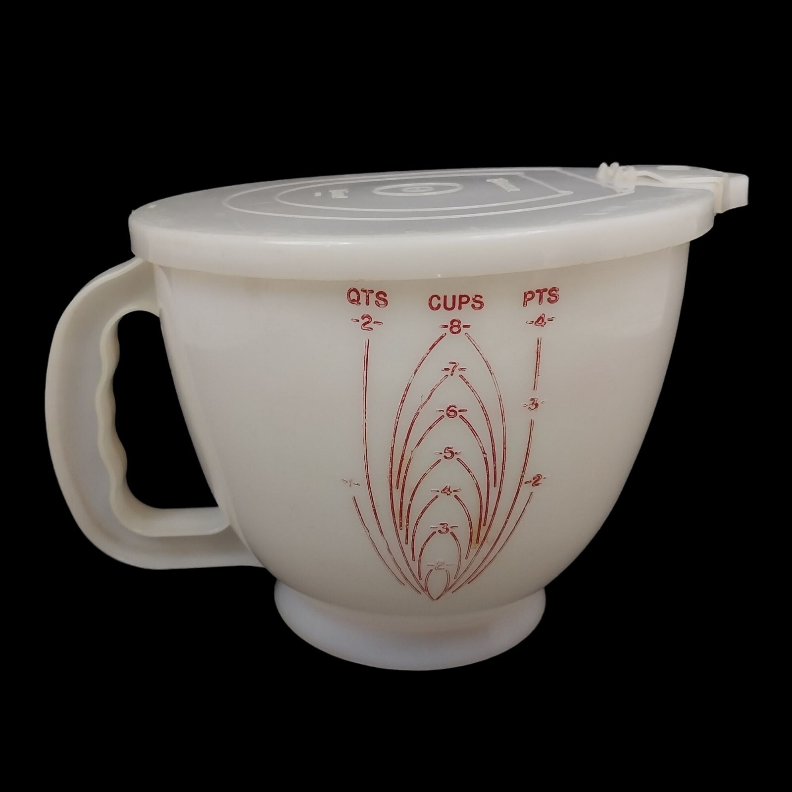 Vintage Tupperware Mix n Store 8 Cup 2 Quart Measuring Batter Bowl with ...
