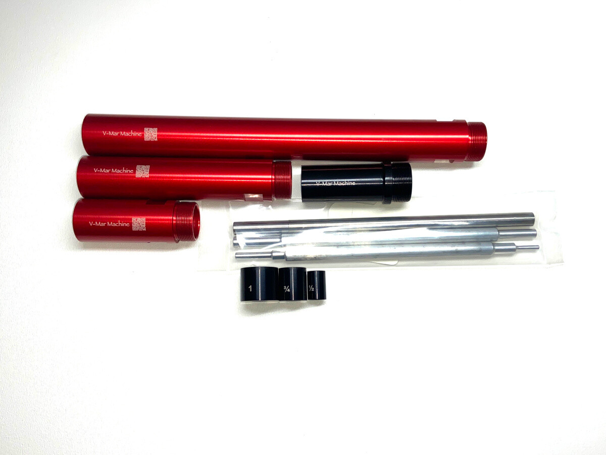 Unique 5C Collet Stop, w/8 different size stop pins - Quick and easy ...