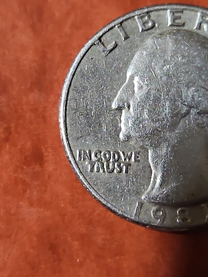 1981 quarter Error filled D | eBay