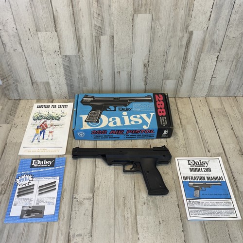 Daisy 288 Air Pistol 24 Shot BB Repeater Box Airgun W/Box And Manuals ...