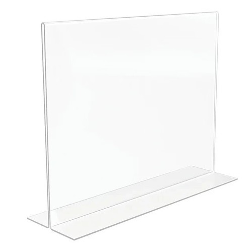 Staples Clear Acrylic 11"W x 8.5"H Horizontal Document Display Holder ...