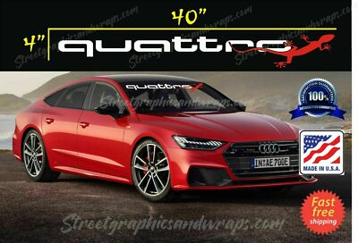 AUDI QUATTRO Vinyl Decal Stickers graphics | eBay