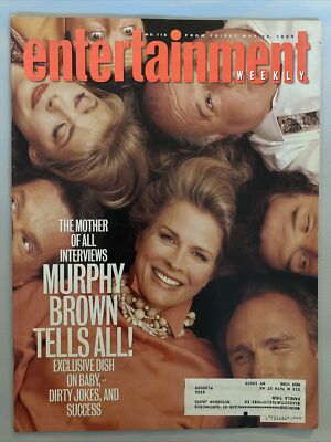 Entertainment Weekly Murphy Brown Tells All May 15, 1992 Baby Dirty ...