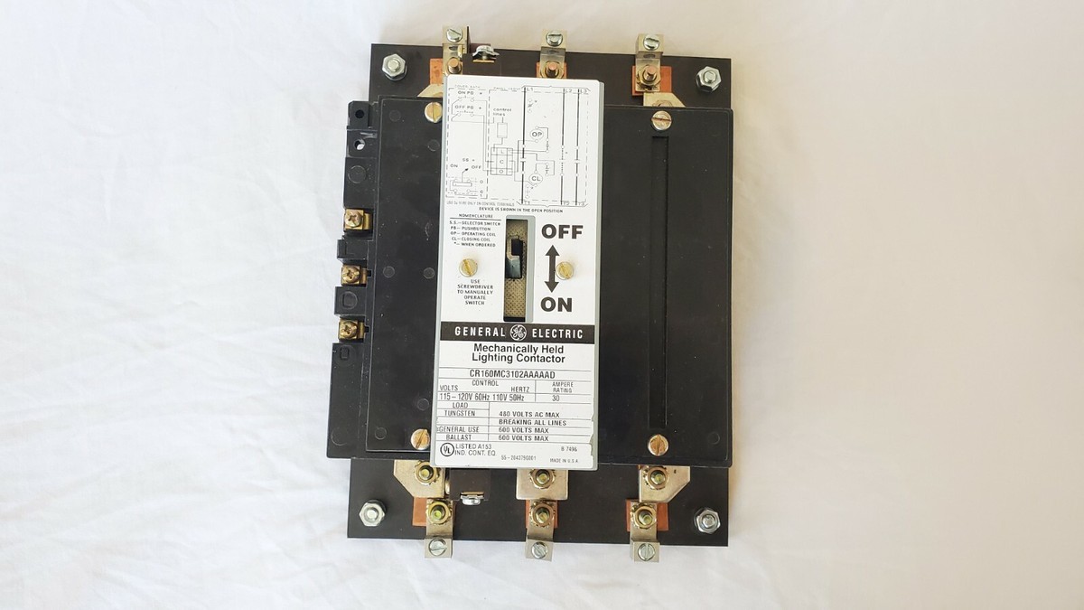 Mechanically Held Lighting Contactor