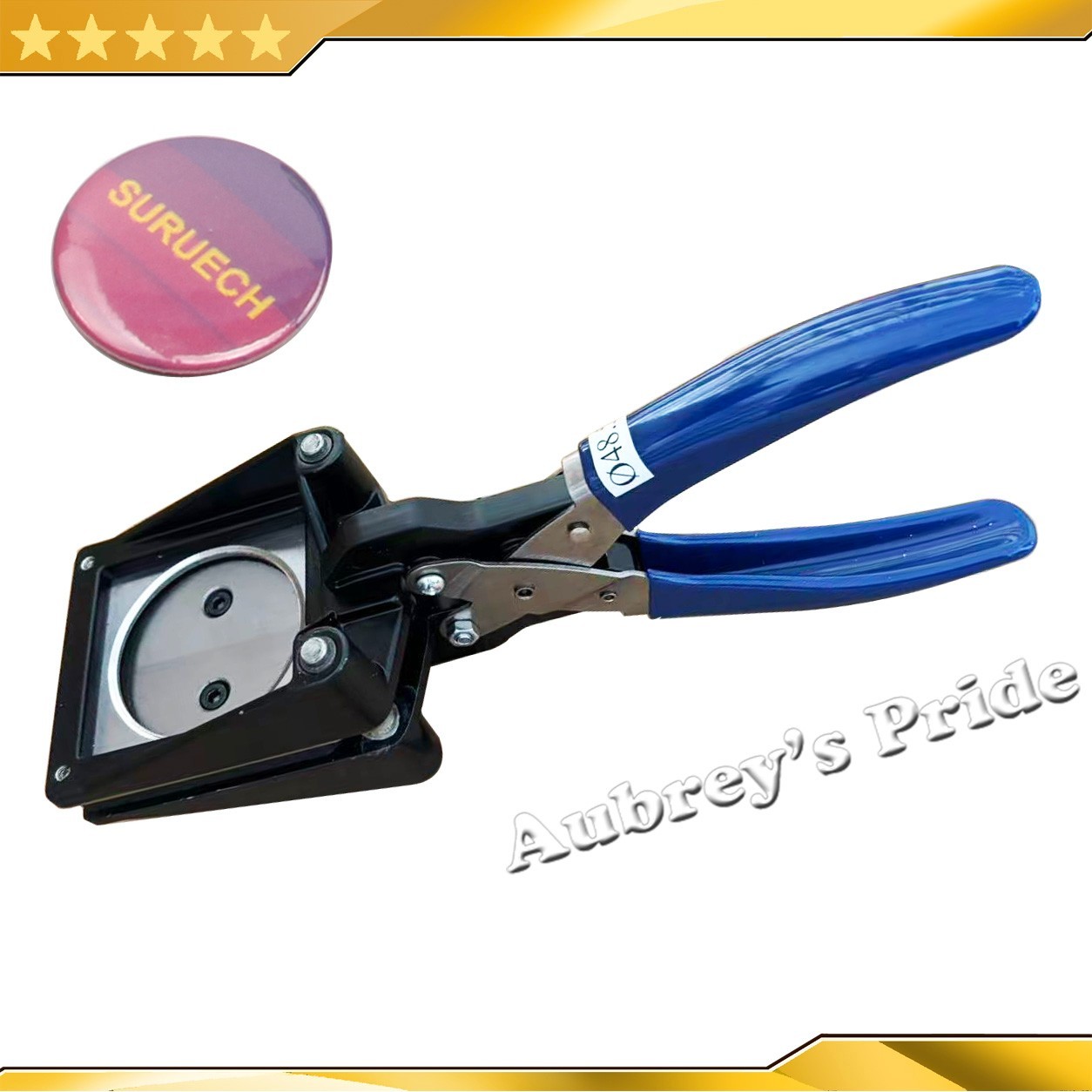 HandHeld 25 30 32 35 37 38 40 44 48.5mm Actual Cut Paper Punch Circle ...