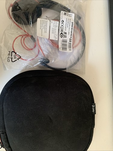 Plantronics Audio Headphones With Mic - 2 included with cases | eBay