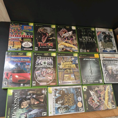 Lot 66 Original Microsoft XBOX Games Manuals Great Titles - Read ...
