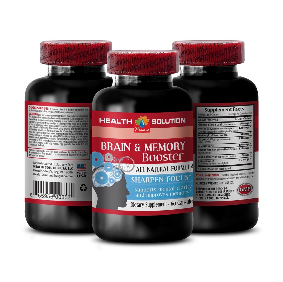 Brain strengthening - BRAIN & MEMORY BOOSTER - Brain cells protection 3 ...